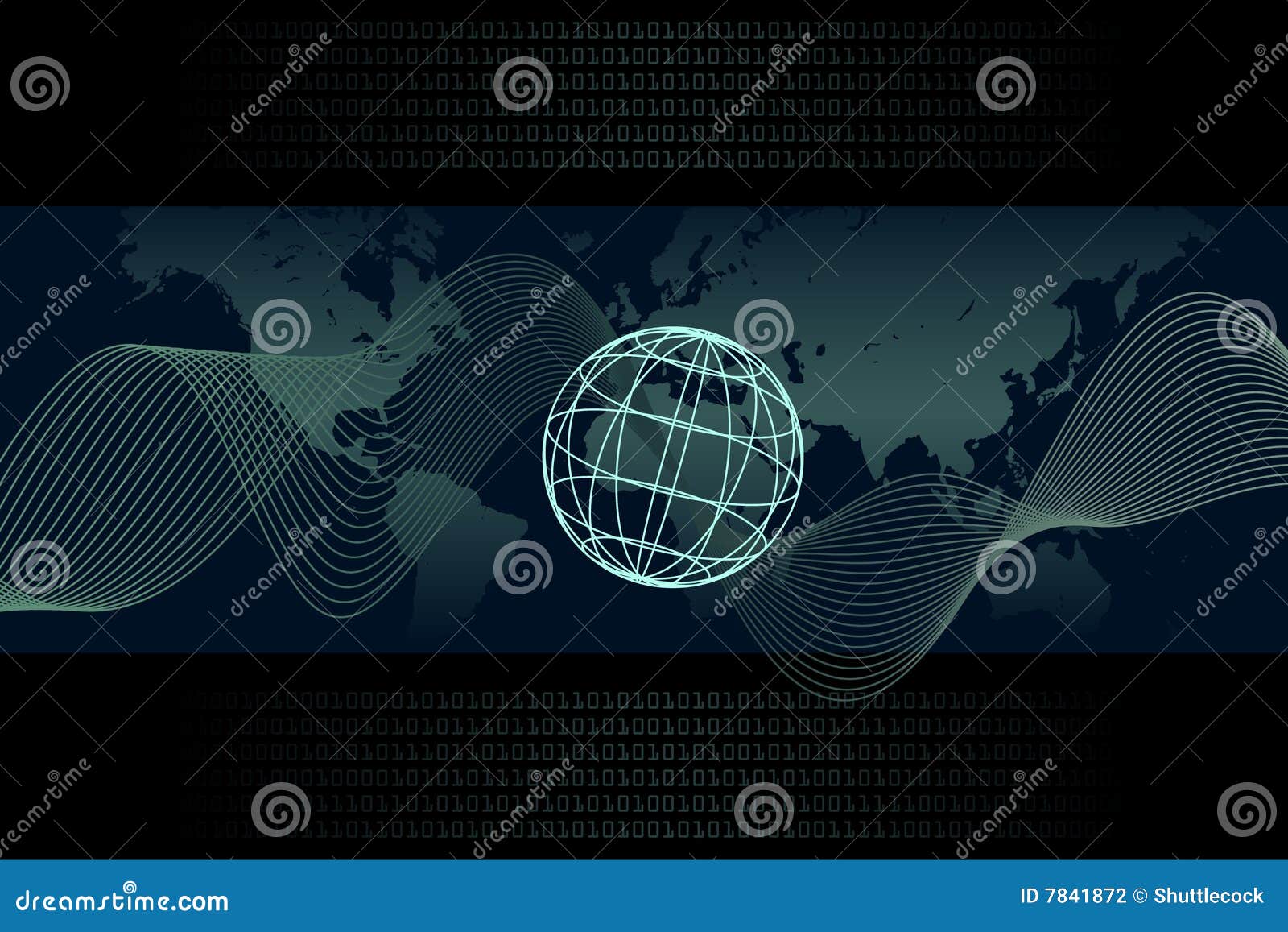 Modern Retro Map Presentation Stock Vector - Illustration of north ...