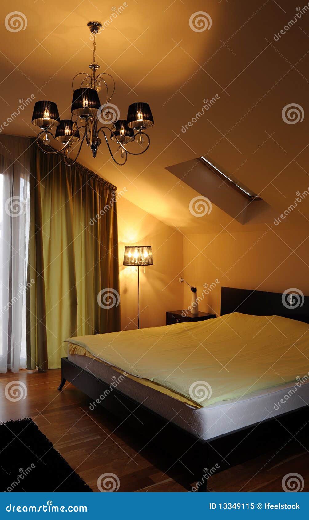 Modern rich bedroom stock image. Image of fashion, glamour - 13349115
