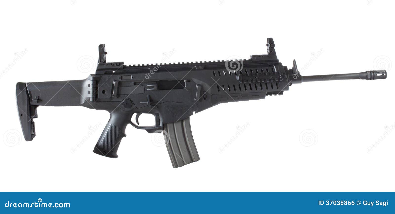 Modern rifle stock photo. Image of muzzle, trigger, rifle - 37038866