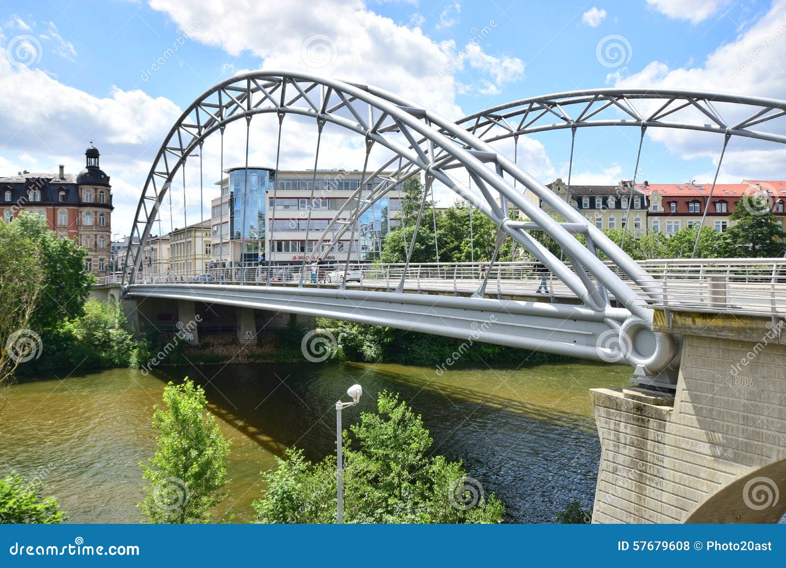 A Modern Road Bridge in Bamberg, Germany Editorial Stock Photo - Image ...