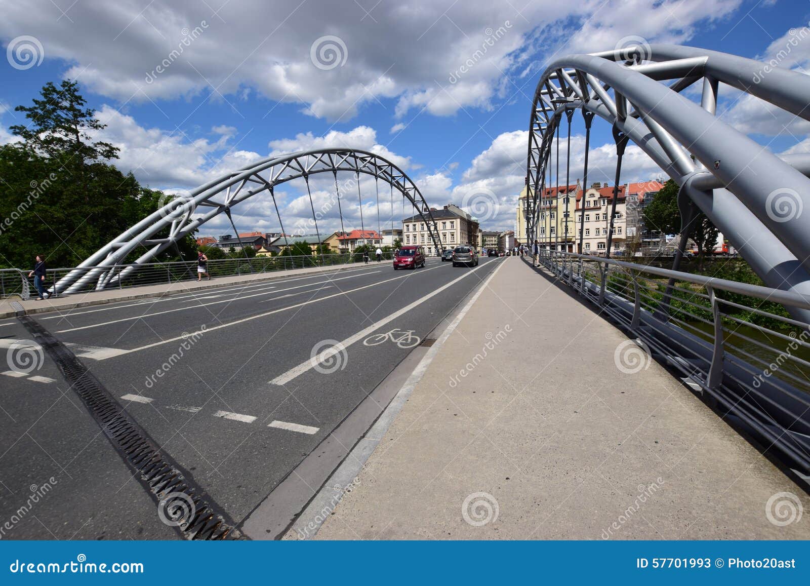 A Modern Road Bridge in Bamberg, Germany Editorial Stock Photo - Image ...
