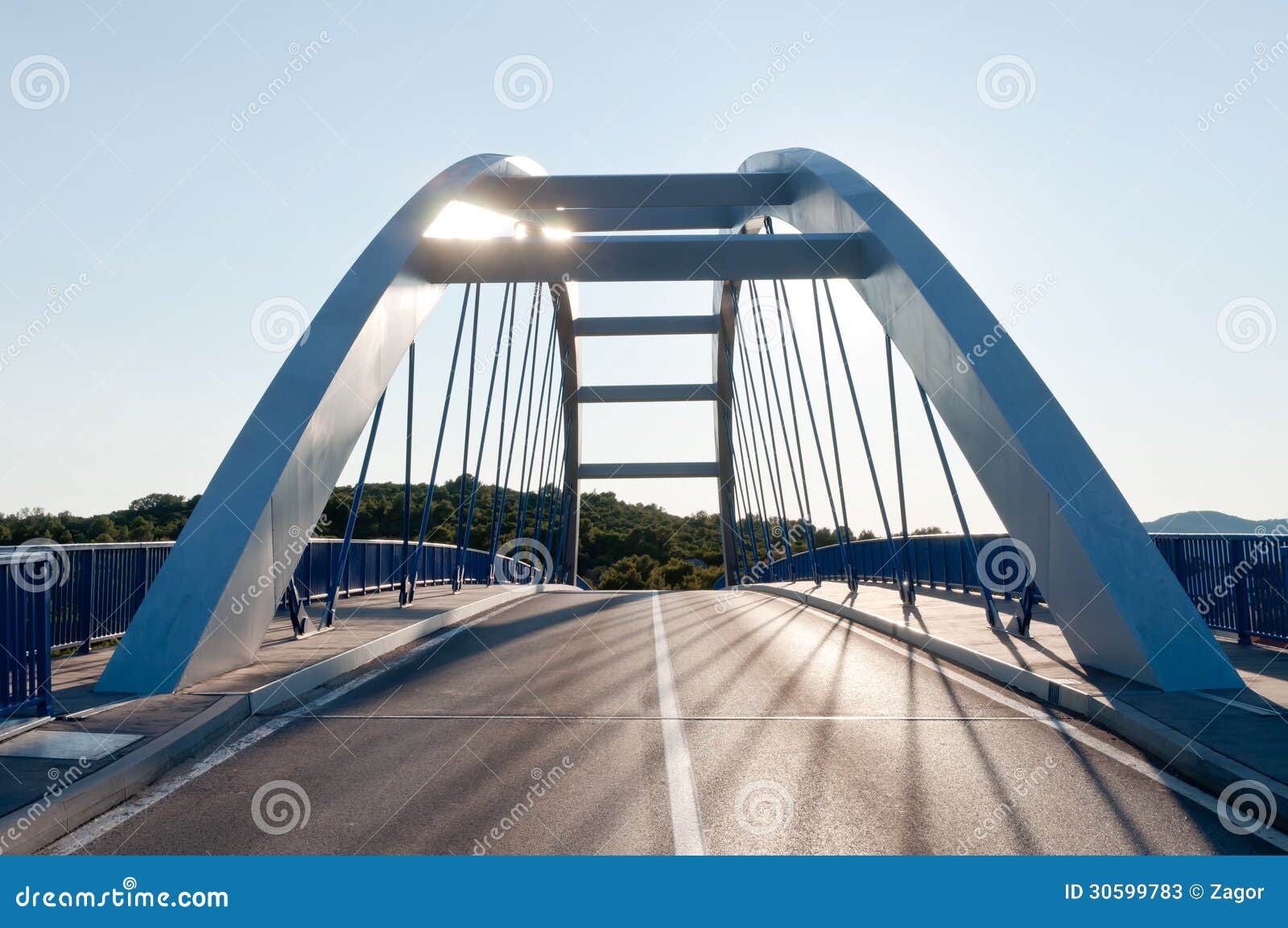 Modern road bridge stock image. Image of conjunction - 30599783