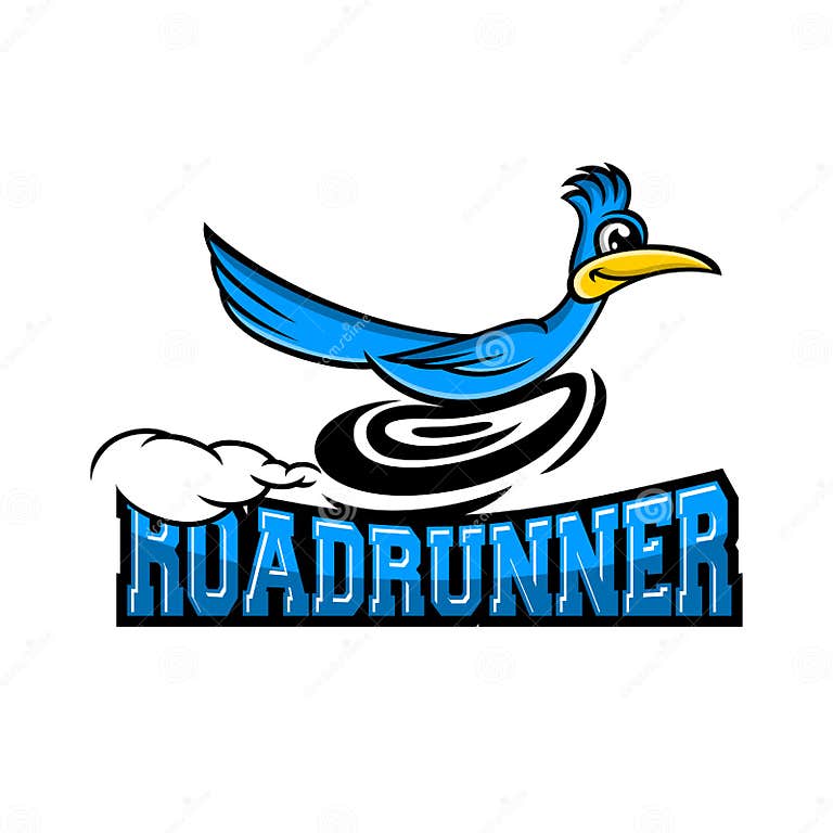 Modern Roadrunner Bird Logo. Stock Vector - Illustration of logo ...
