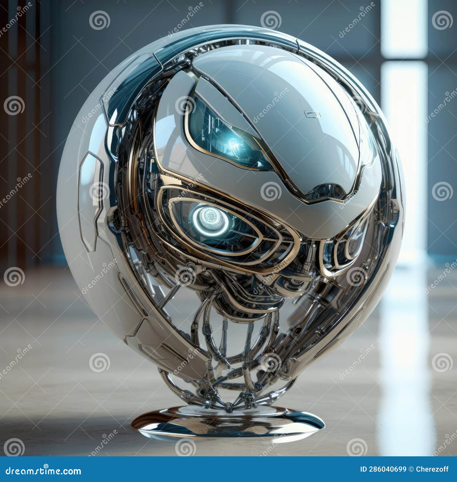 Modern Robot Sphere stock illustration. Illustration of collection ...