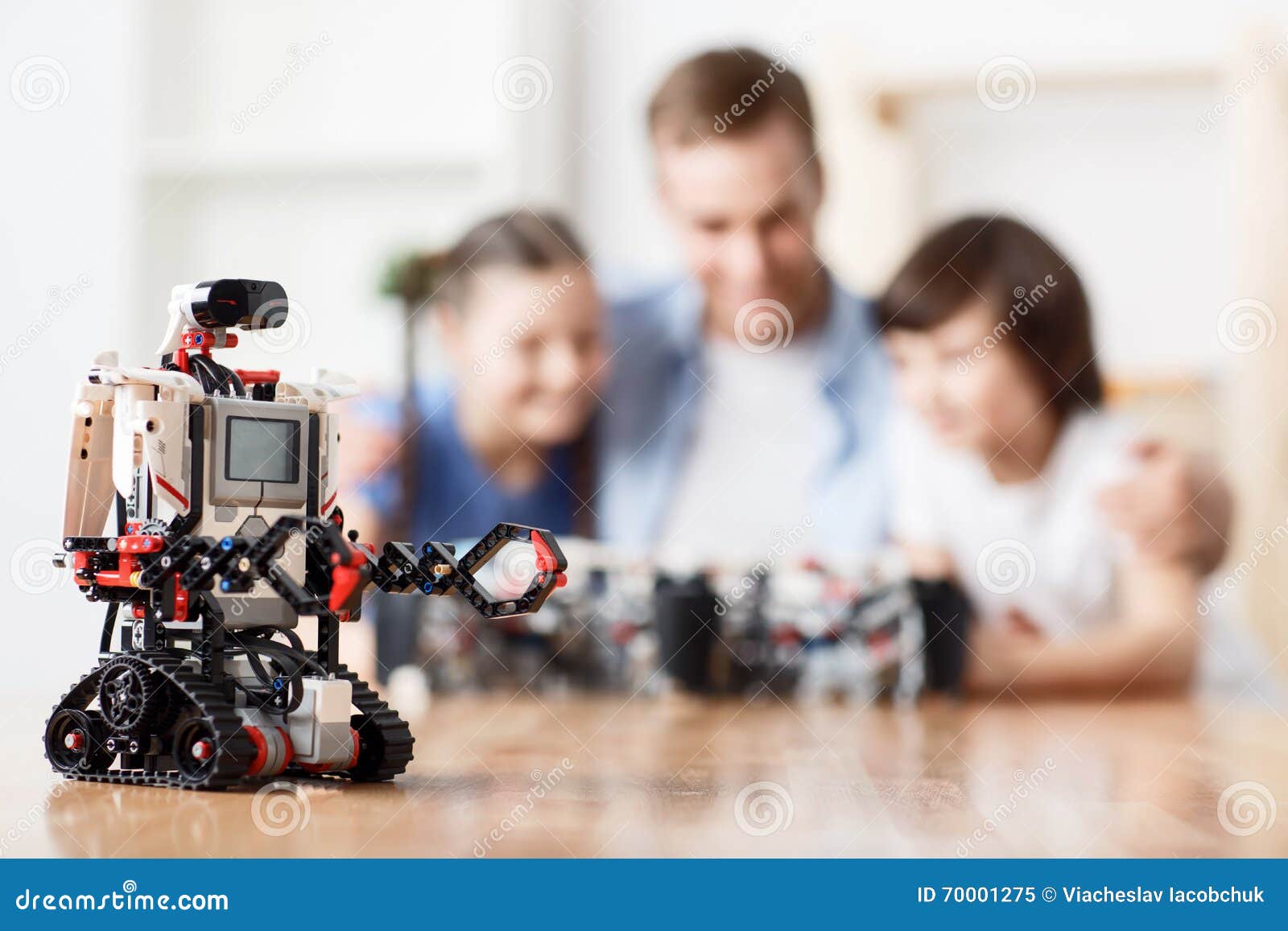 Modern Robot Standing on the Table Stock Image - Image of parent, nice ...
