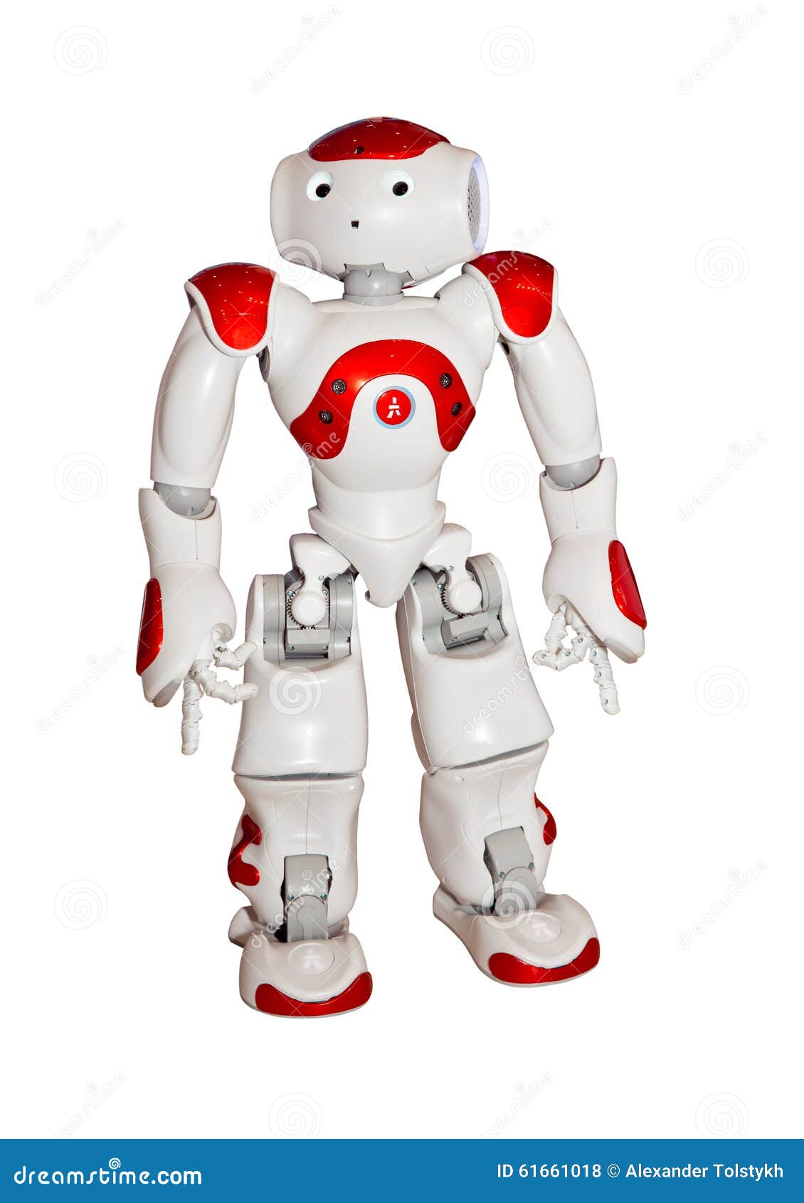 Modern Robot Toy Isolated on White Stock Photo - Image of technology ...