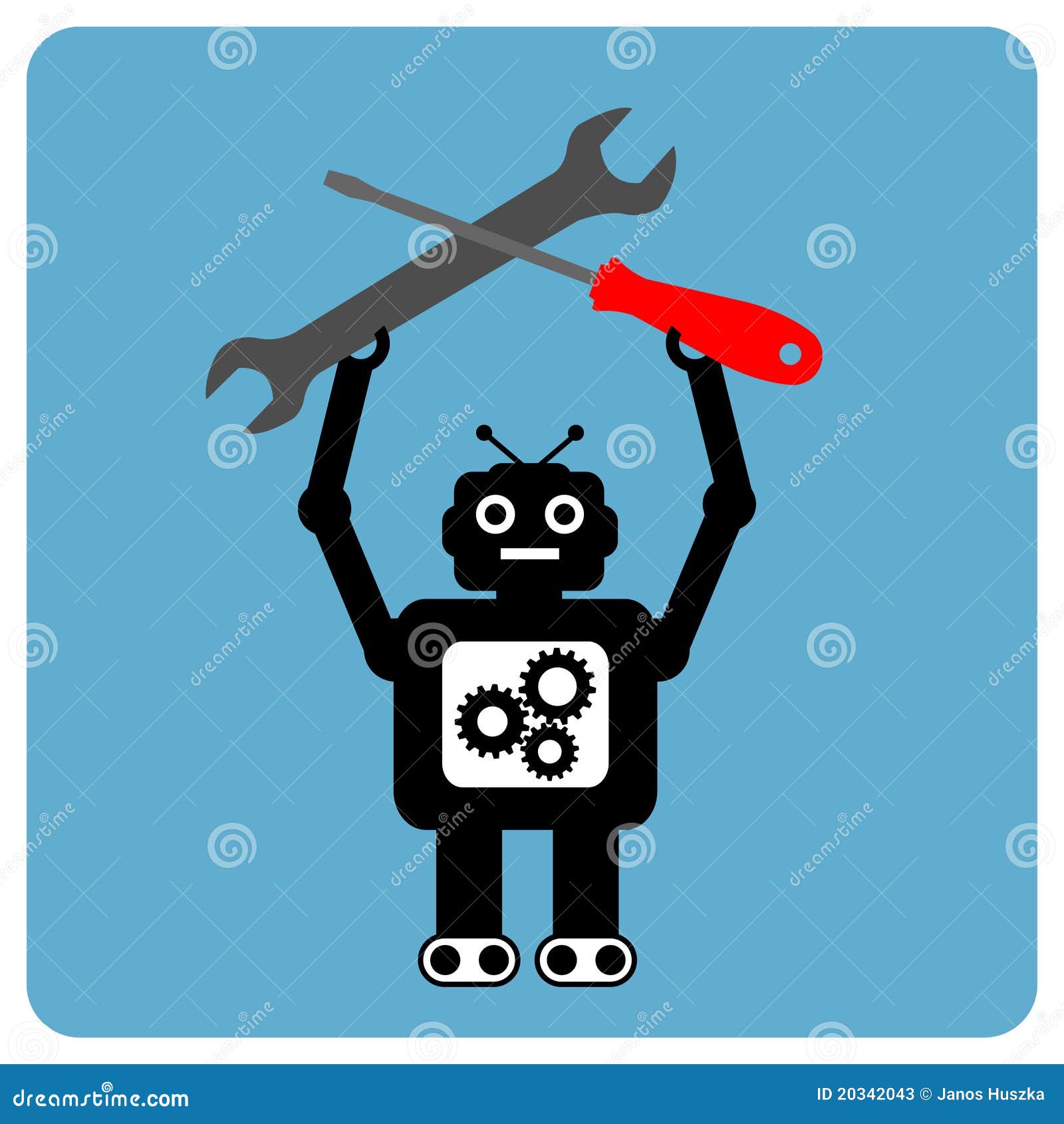 Wrench Screwdriver Futuristic Stock Illustrations – 49 Wrench ...