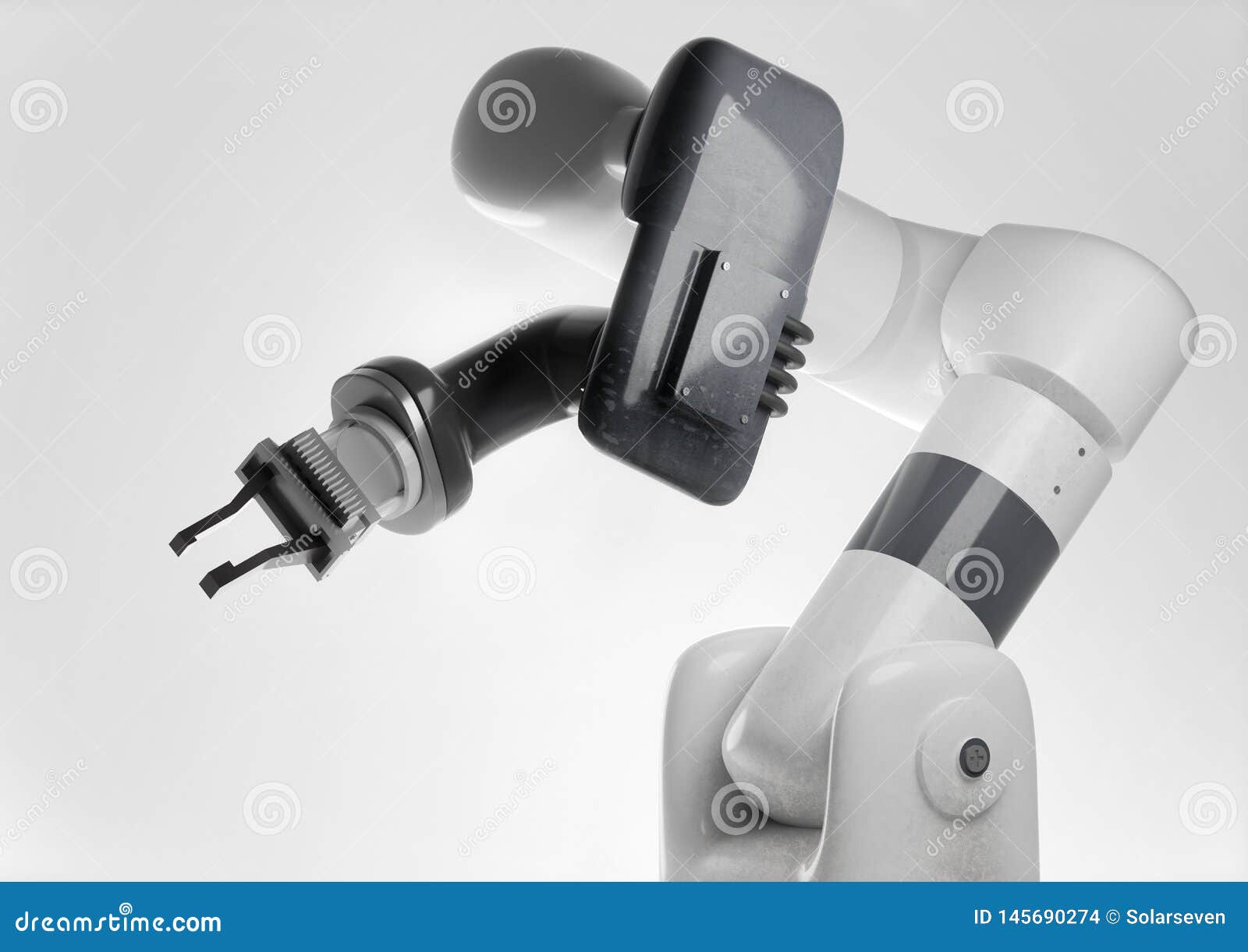 Modern Robotic Arm for Manufacturing Products Stock Photo - Image of ...
