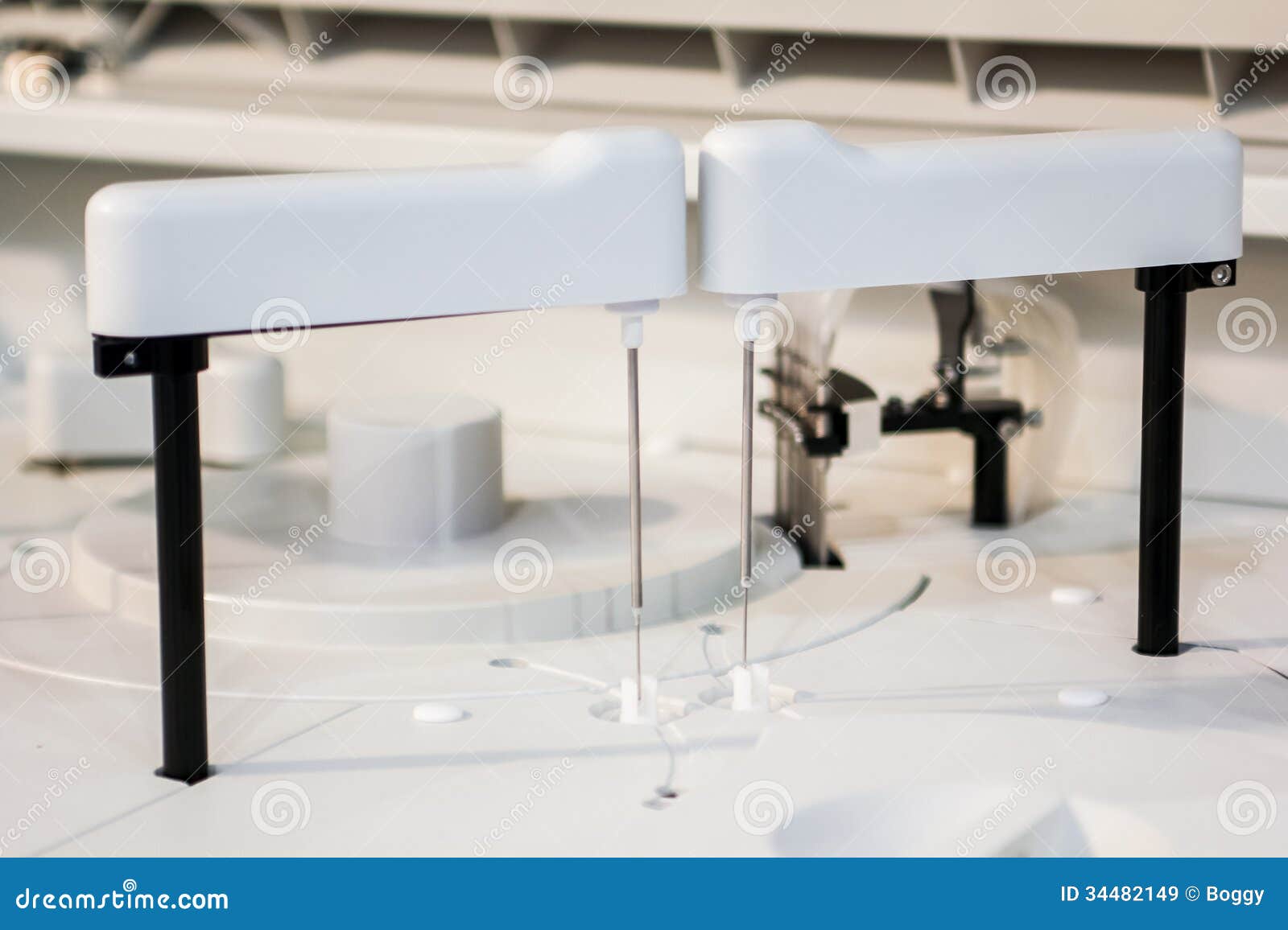 Modern Robotical Blood Sample Machine Stock Image - Image of ...