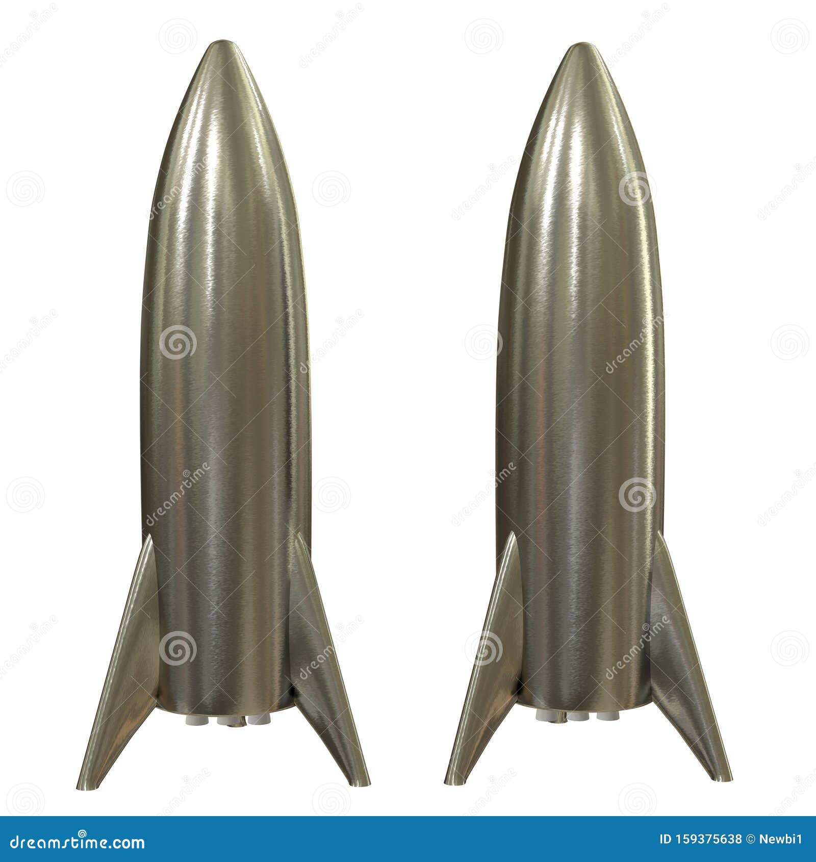 Modern Rocket Ready To Launch Stock Illustration - Illustration of ...