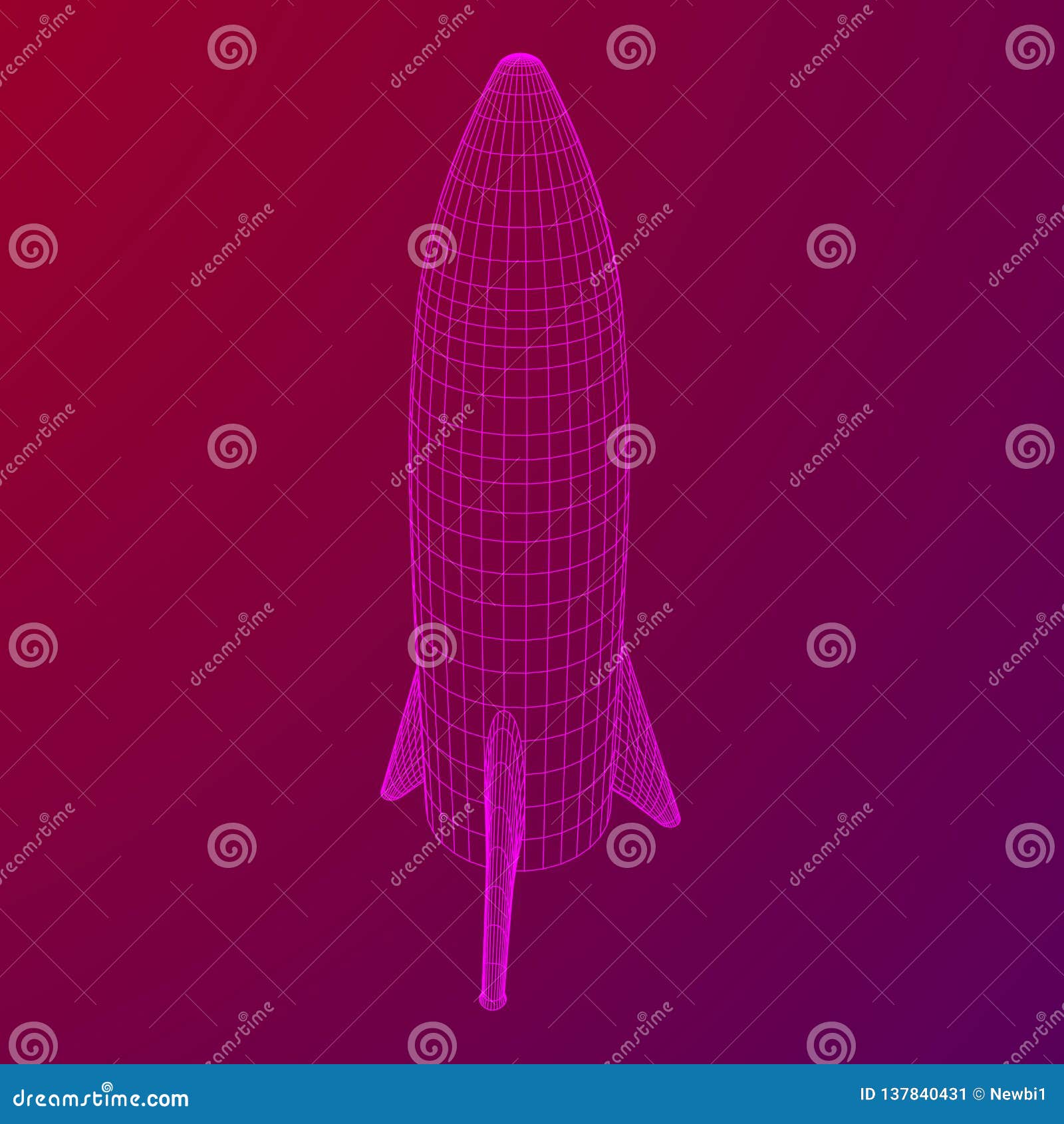 Modern Rocket Ready To Launch Stock Vector - Illustration of abstract ...