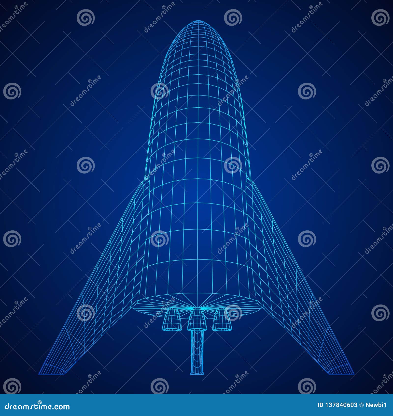 Modern Rocket Ready To Launch Stock Vector - Illustration of concept ...