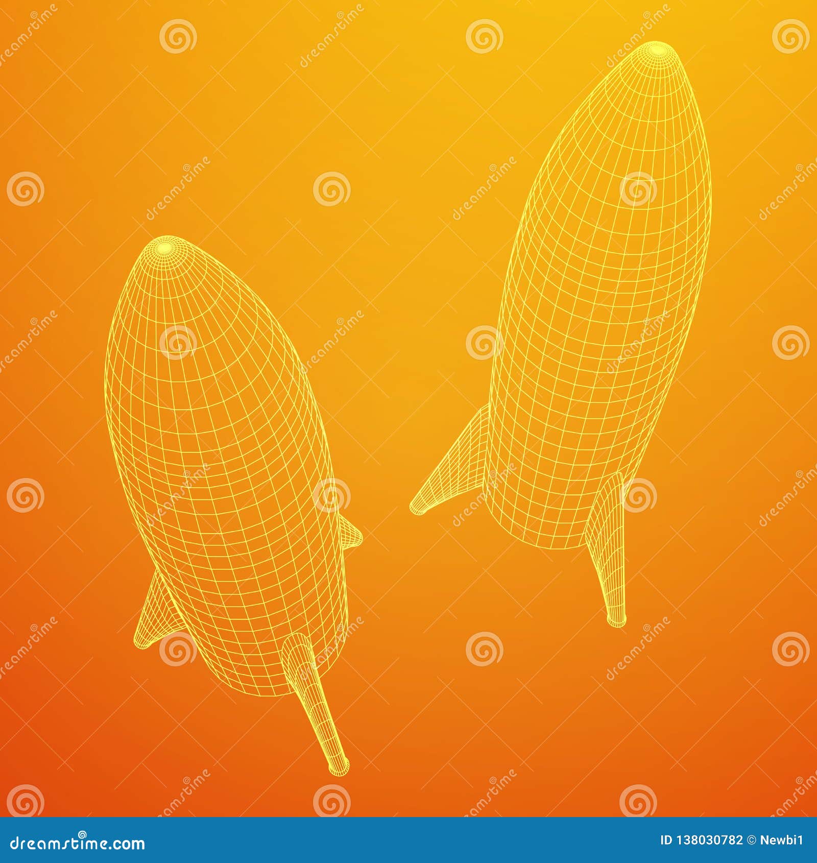 Modern Rocket Ready To Launch Stock Vector - Illustration of future ...