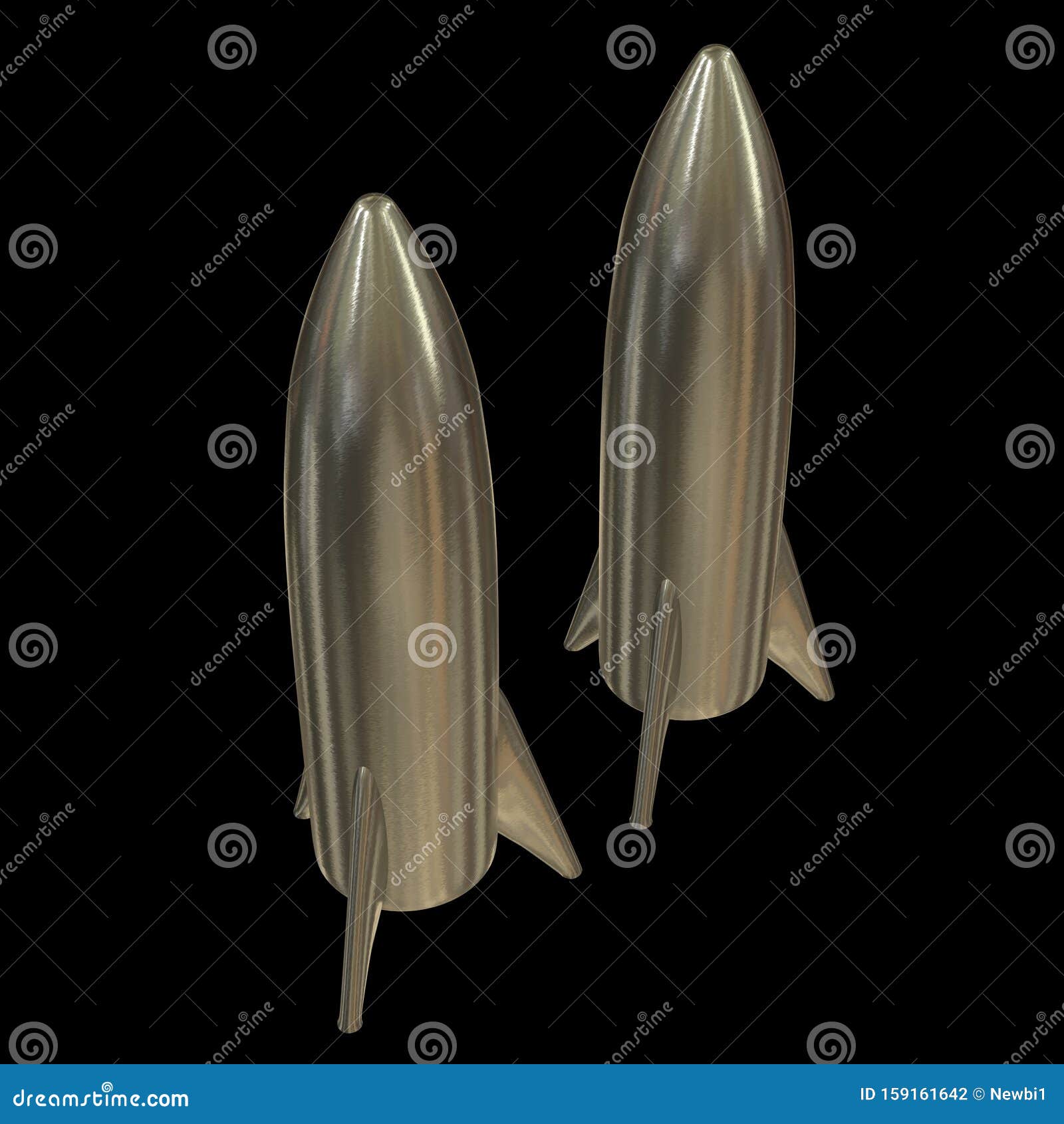 Modern Rocket Ready To Launch Stock Illustration - Illustration of ship ...