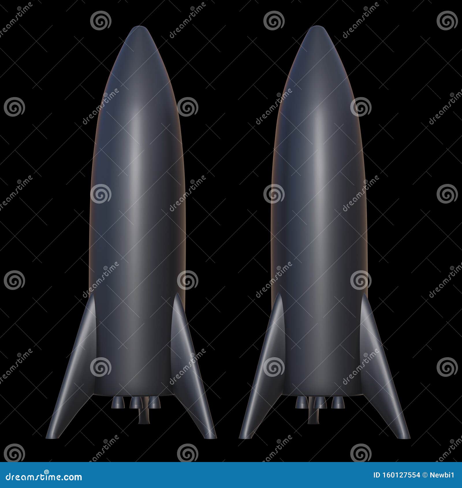 Modern Rocket Ready To Launch Stock Illustration - Illustration of ...