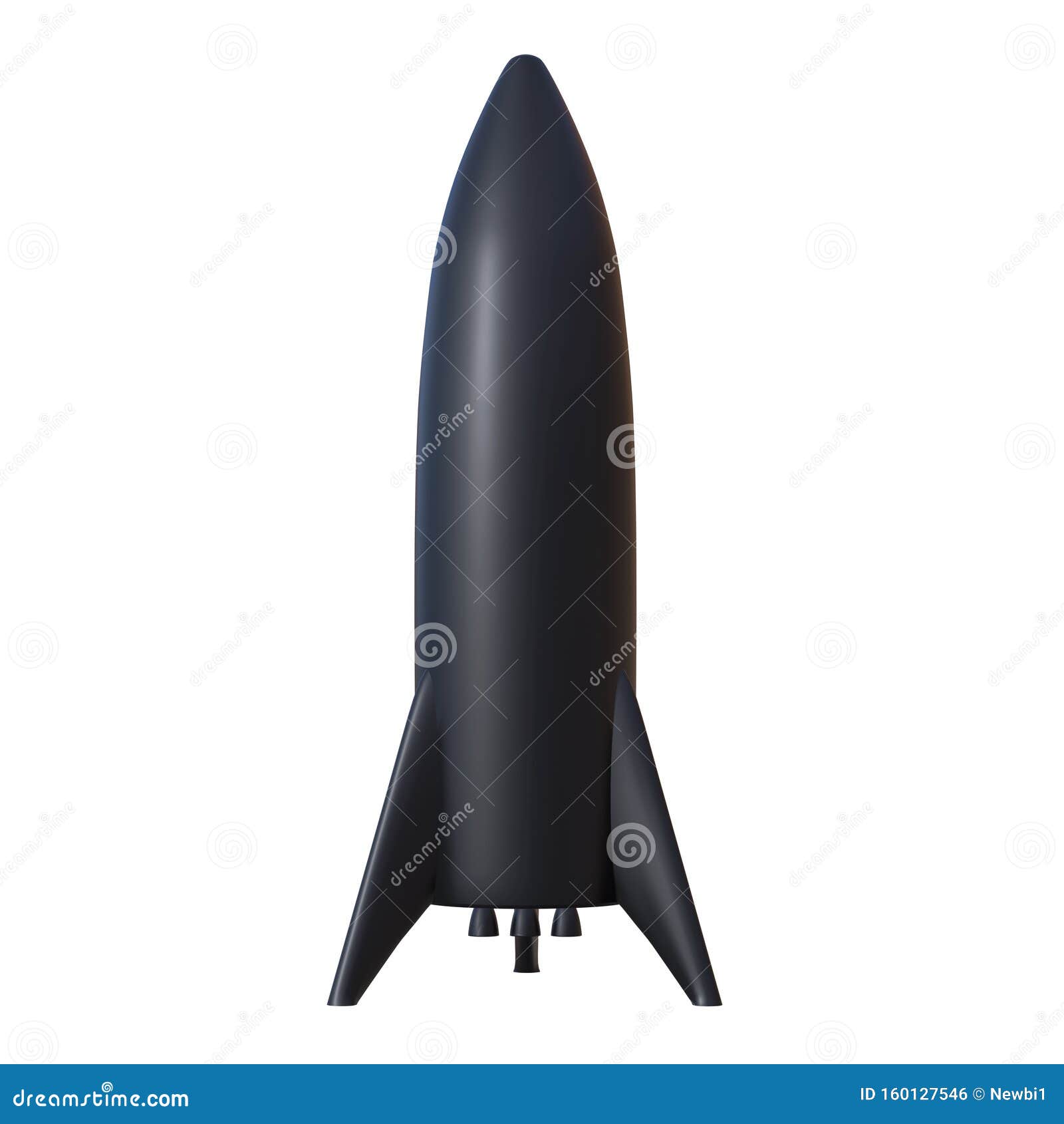 Modern Rocket Ready To Launch Stock Illustration - Illustration of ...