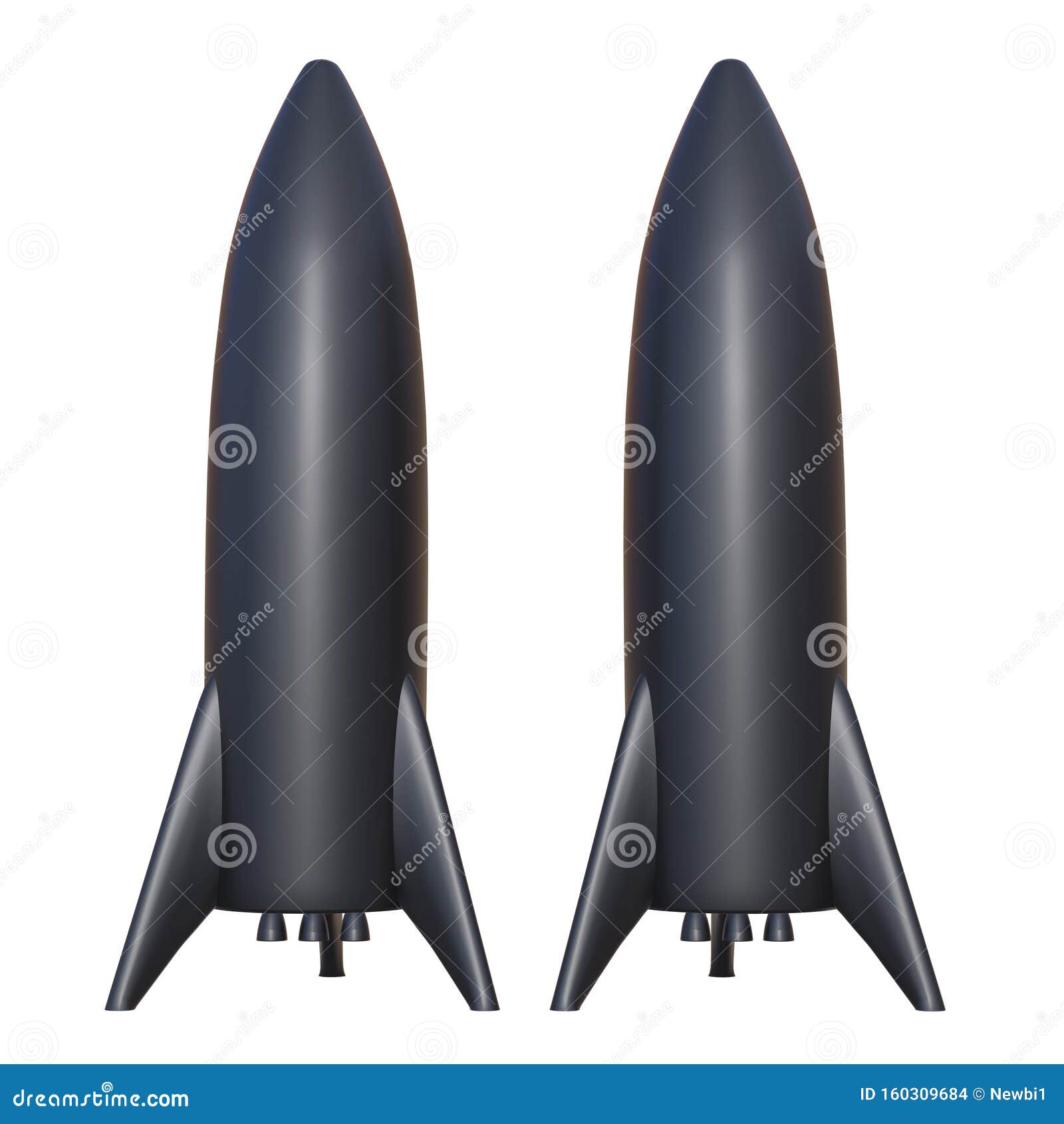 Modern Rocket Ready To Launch Stock Illustration - Illustration of ...