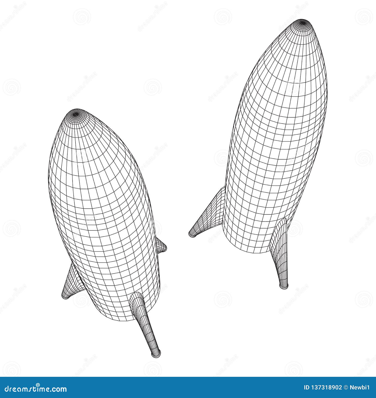 Modern Rocket Ready To Launch Stock Vector - Illustration of model ...