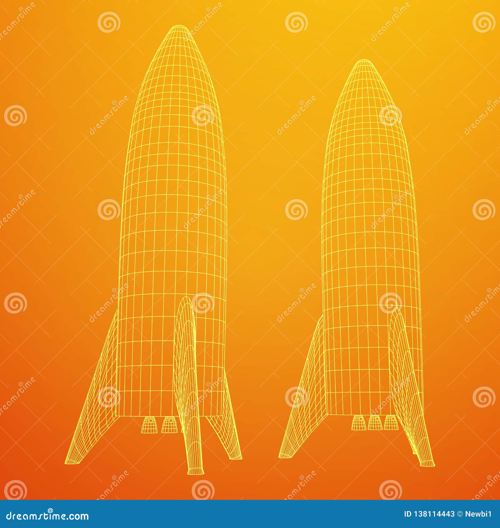 Modern Rocket Ready To Launch Stock Vector - Illustration of abstract ...