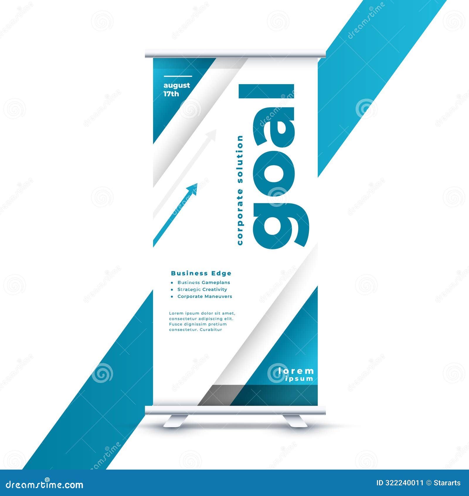 Modern Roll Up Banner Display Poster Layout Ads Mobile Infographics ...