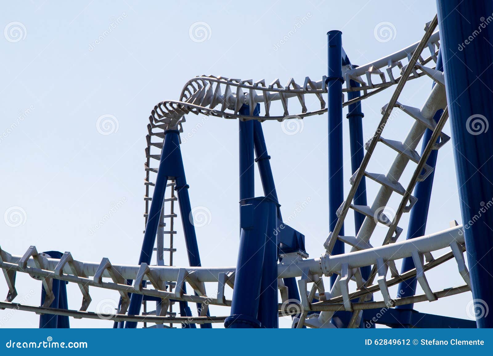 Modern Roller Coaster Amusement Park Italy Stock Photos - Free ...