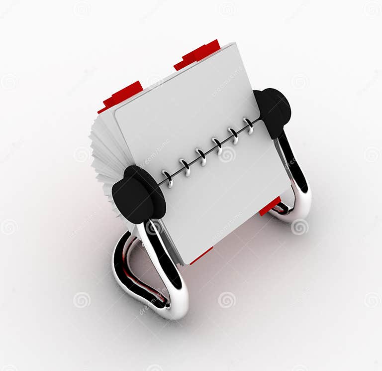 Modern Rolodex with Tabs stock illustration. Illustration of file - 3024411