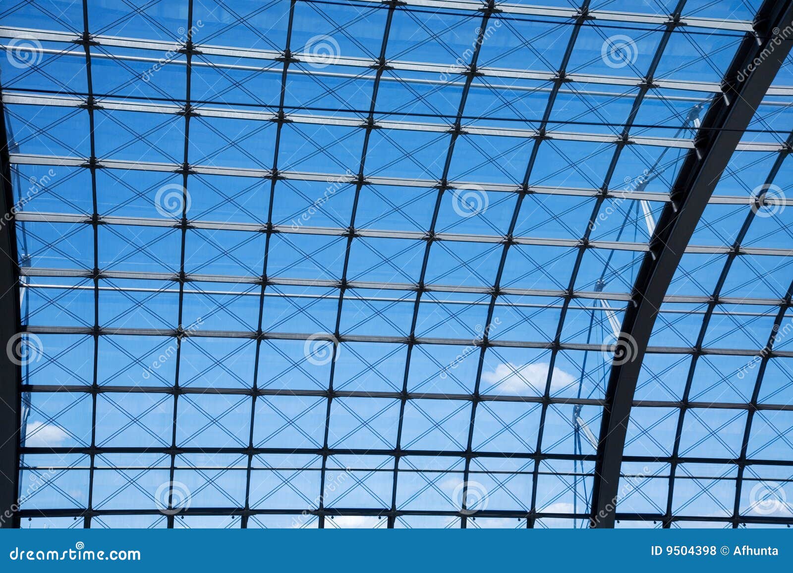 Modern roof structure stock photo. Image of railway, building - 9504398
