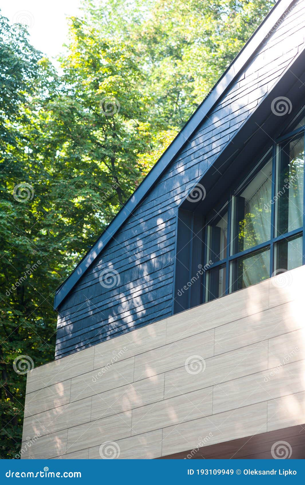 Modern Roofing Solutions from Modern Materials Stock Image - Image of ...