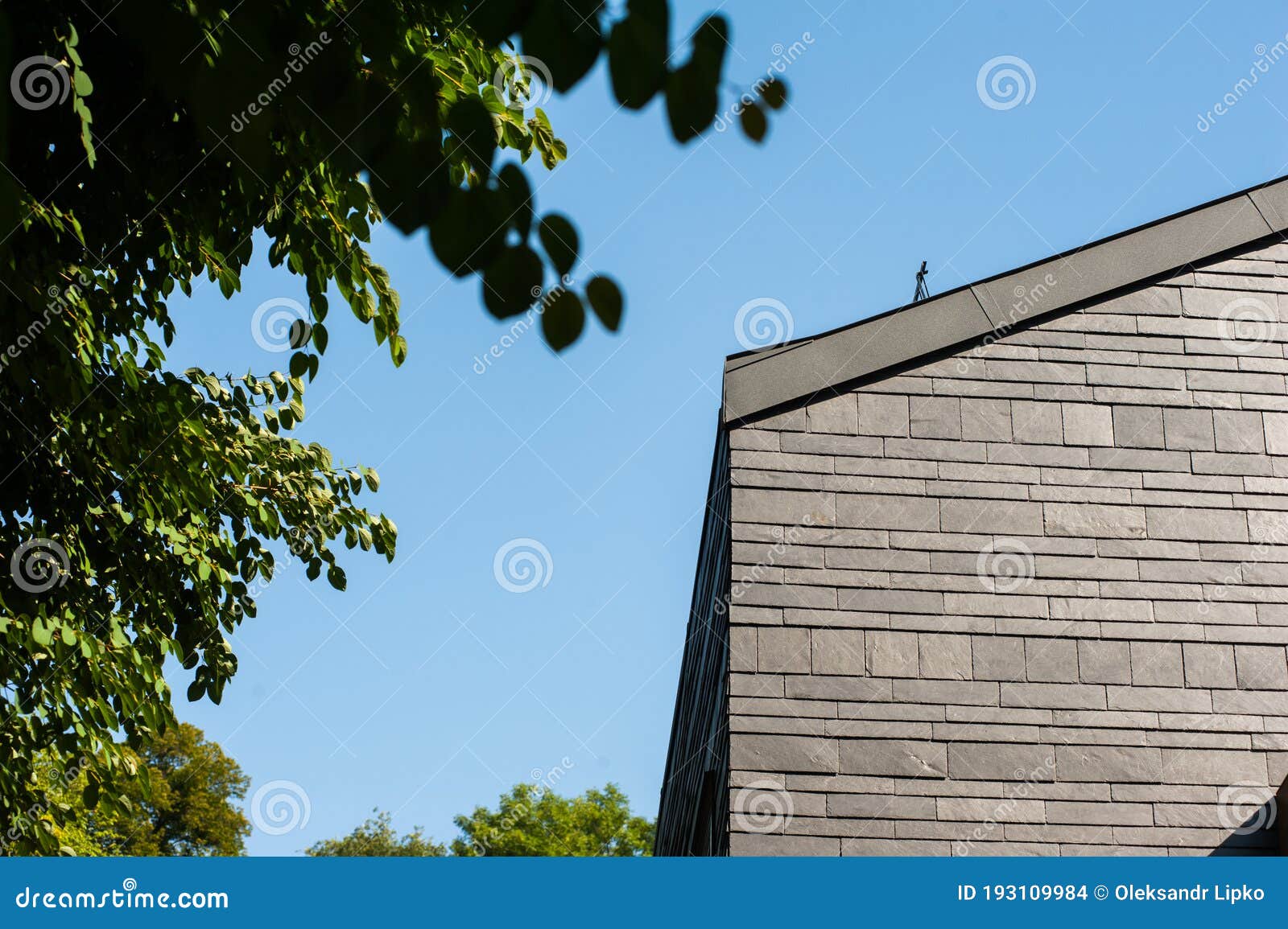 Modern Roofing Solutions from Modern Materials Stock Photo - Image of ...