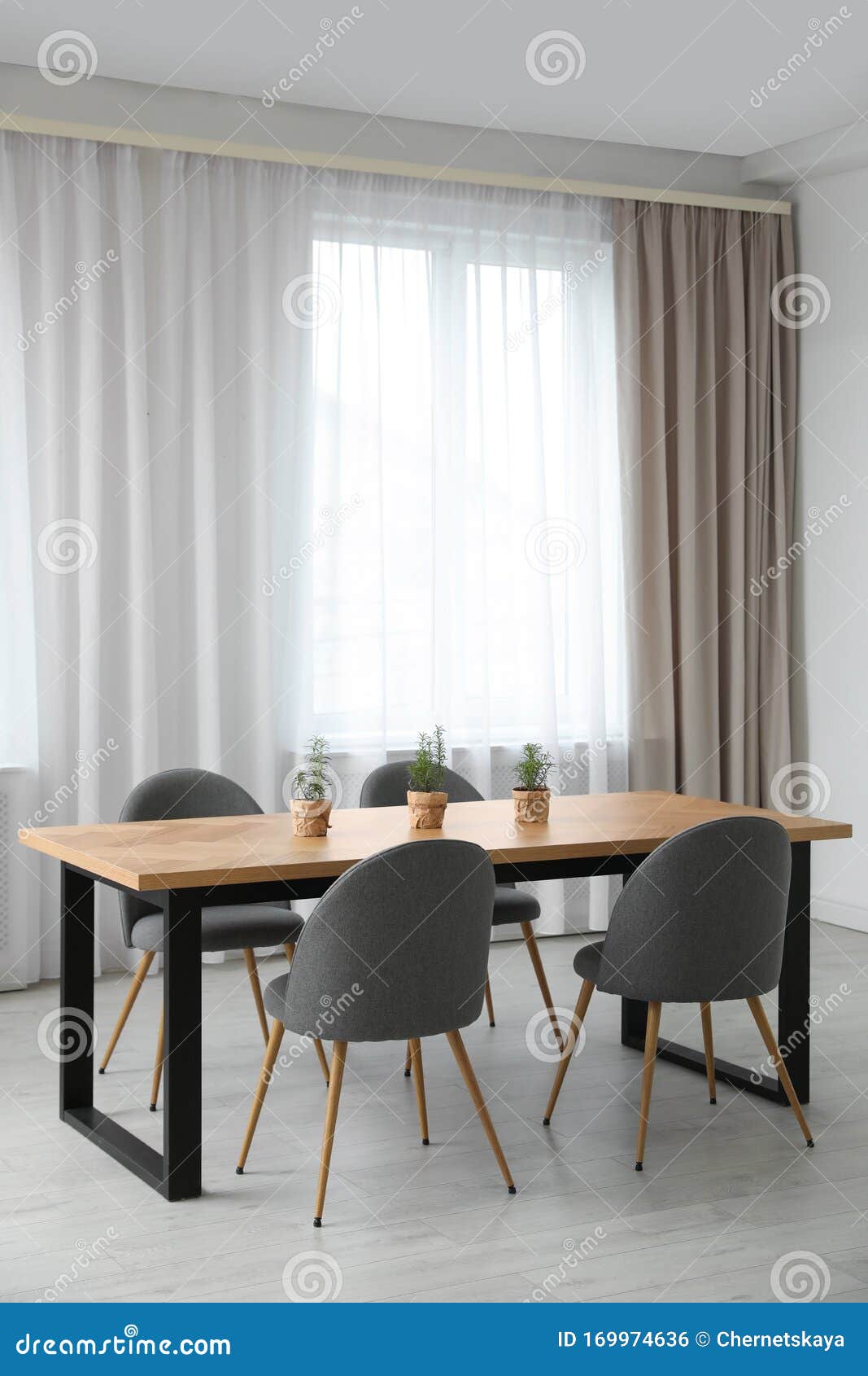 Room Interior with Chairs and Table Stock Photo - Image of lifestyle ...