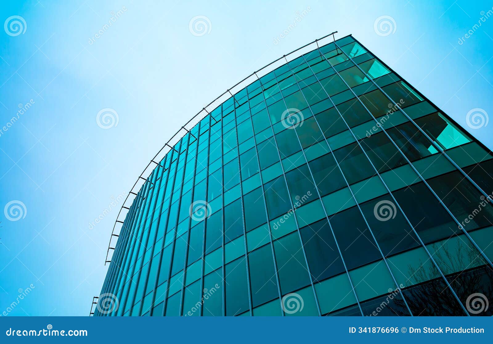 Modern Round Glass Building Stock Photo - Image of modern ...