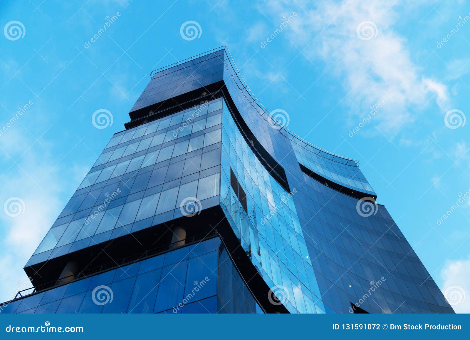 Modern Round Office Building. Stock Photo - Image of building ...