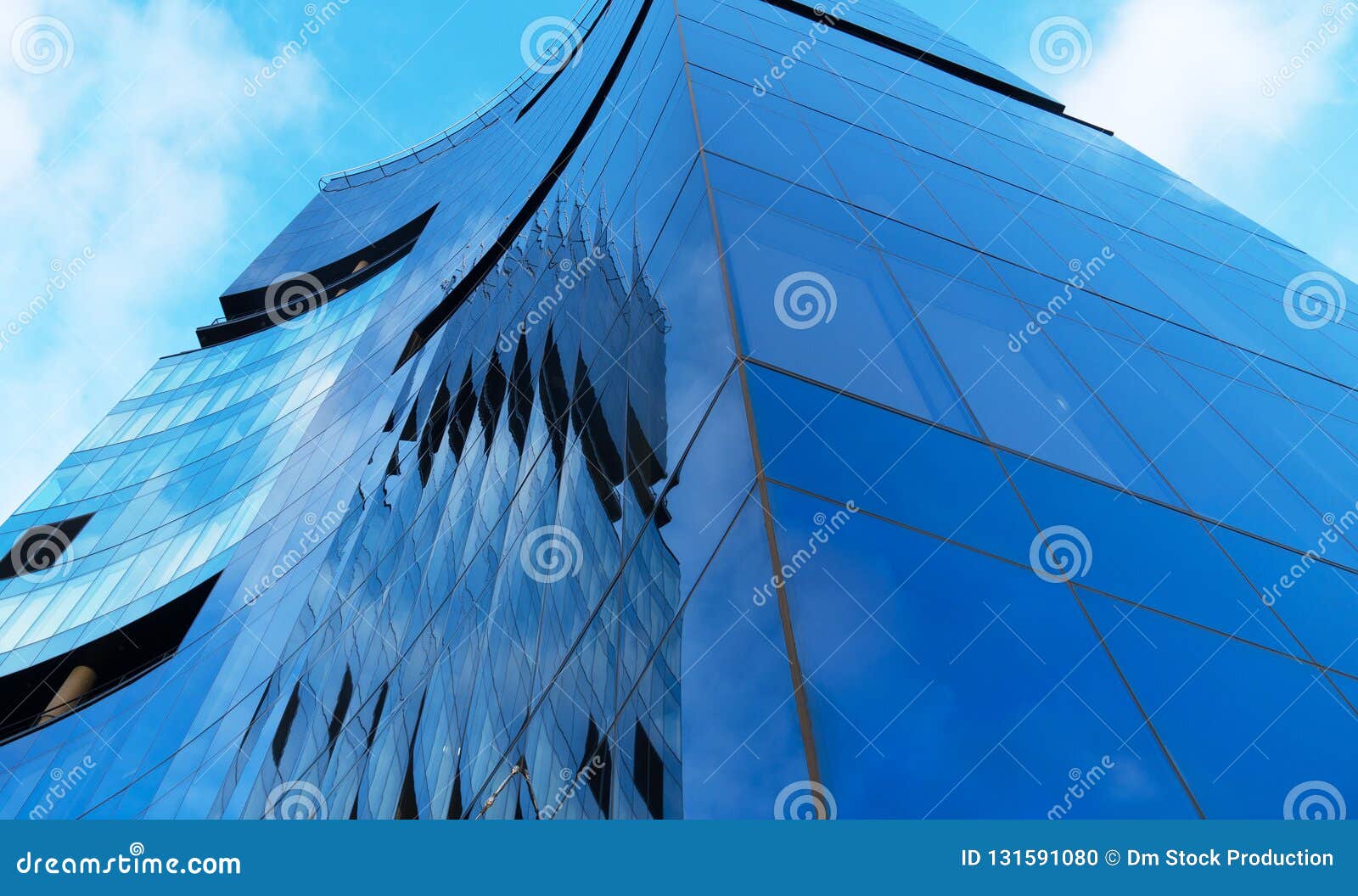 Modern Round Office Building. Stock Photo - Image of outdoor, facade ...