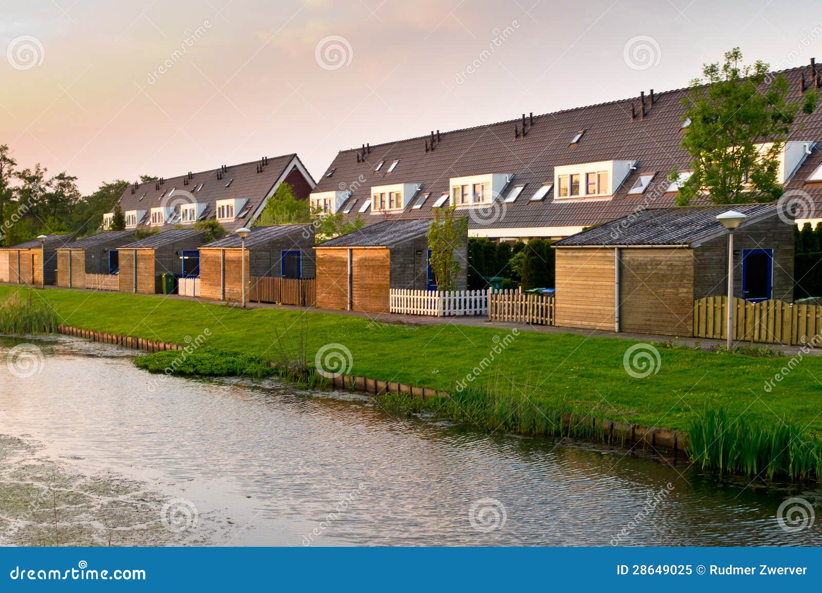 Modern row houses stock image. Image of housing, estate - 28649025