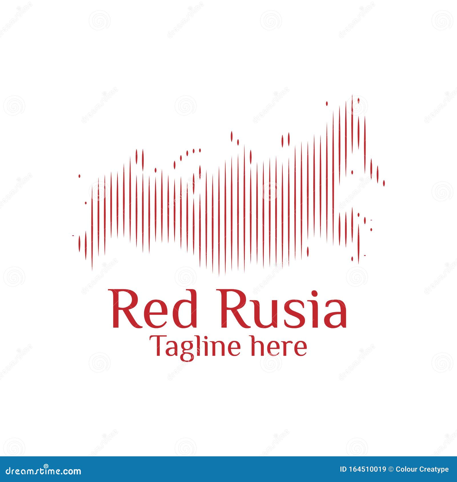 Modern Russia Map Wave Logo Template Designs Vector Illustration Simple ...