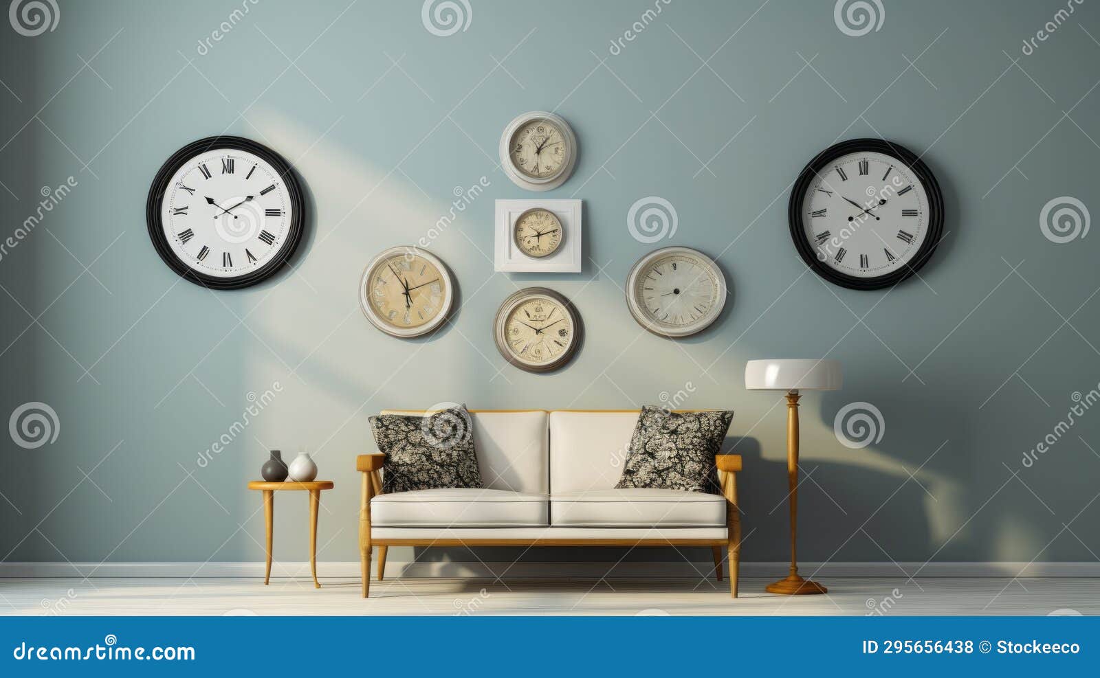 Speed Up Clocks Time Accelerate Words Stock Photo | CartoonDealer.com ...