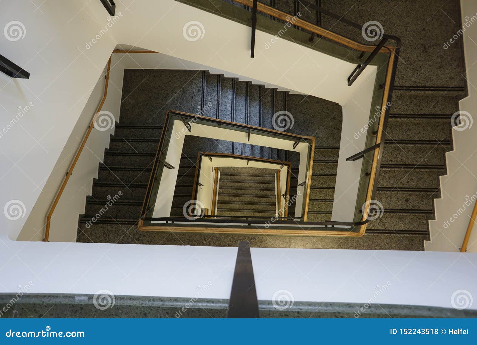 Modern And Safe Stairwell Beautifully Integrated Into An Old Building ...