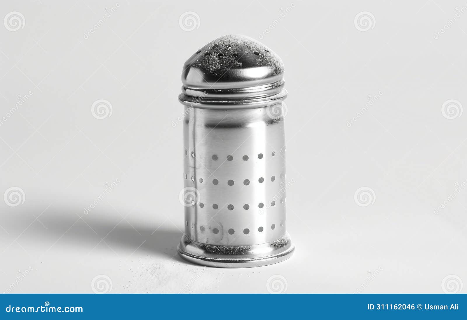 Modern Salt Shaker on White Background Stock Illustration ...