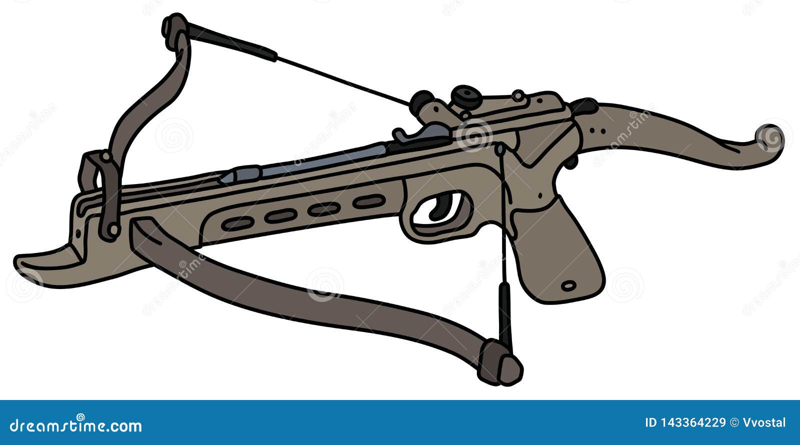 The Modern Sand Sport Crossbow Stock Vector - Illustration of sport ...