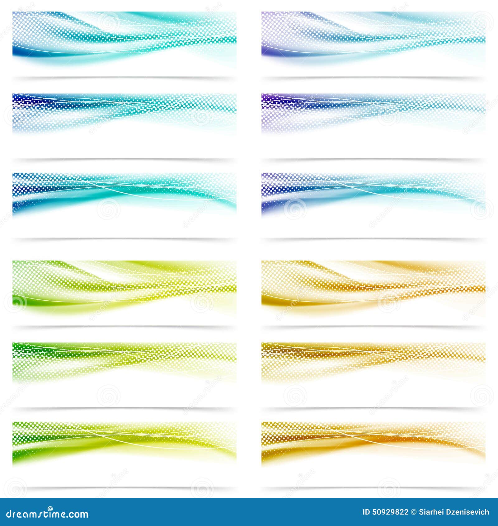 Modern Satin Swoosh Smooth Futuristic Abstract Wave Header Collection ...