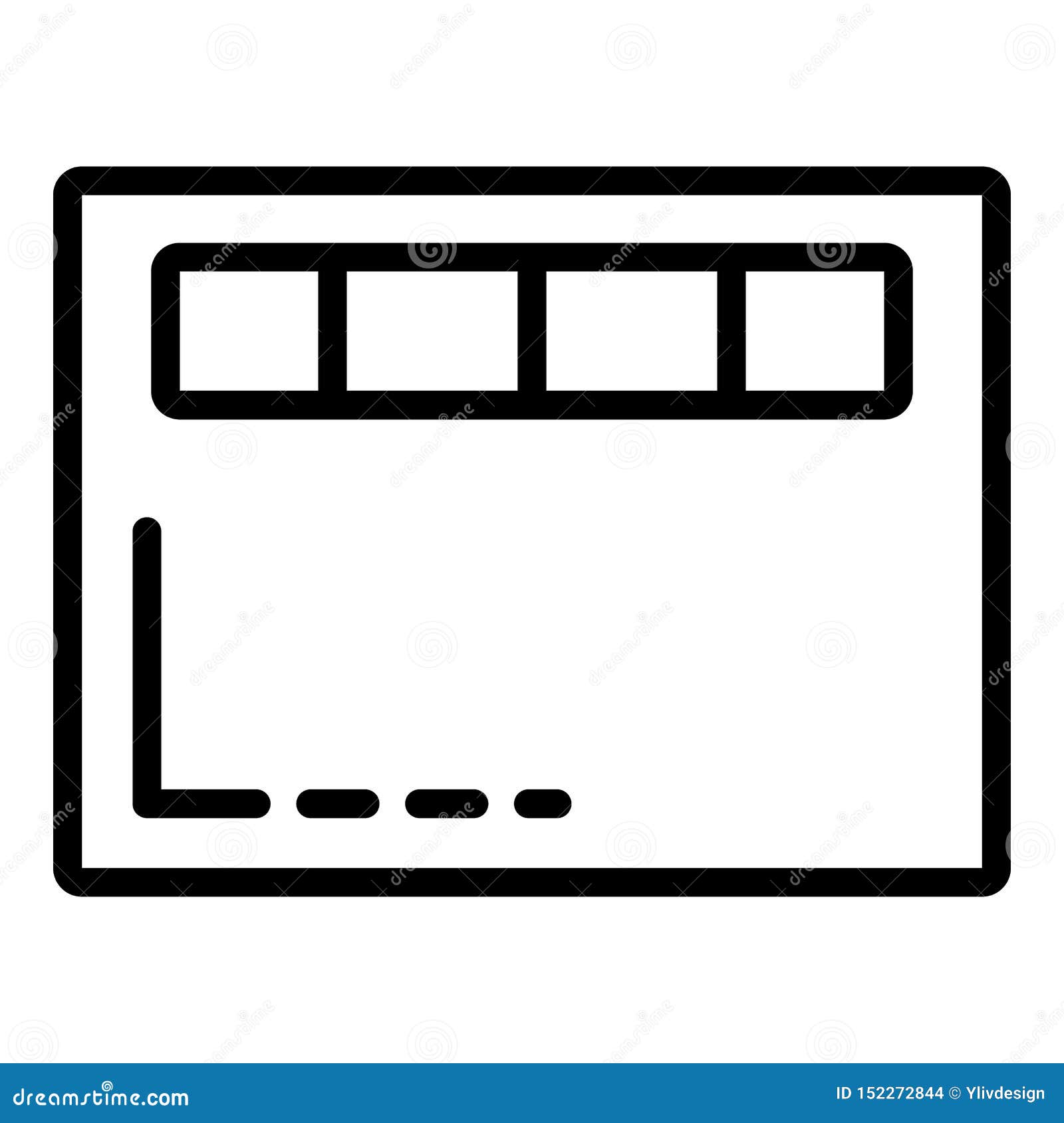 Modern Scales Icon, Outline Style Stock Vector - Illustration of ...
