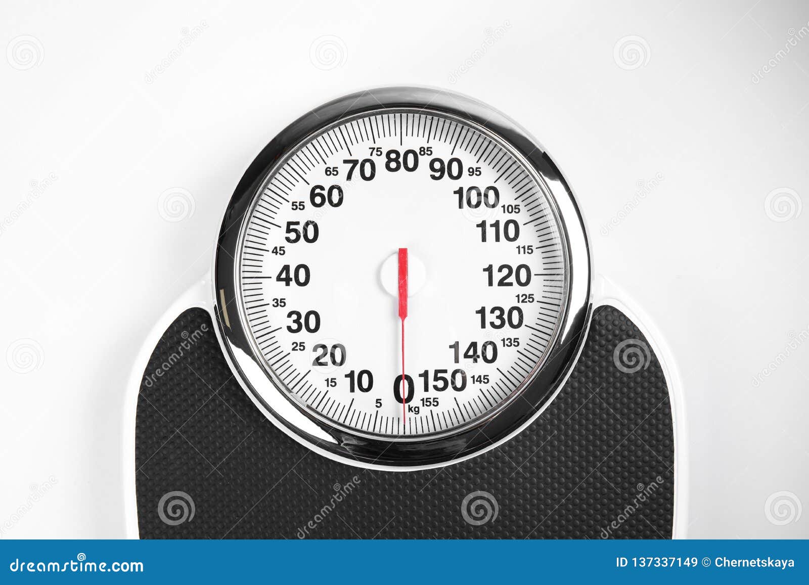 Modern Scales Isolated on White Stock Image - Image of healthy ...