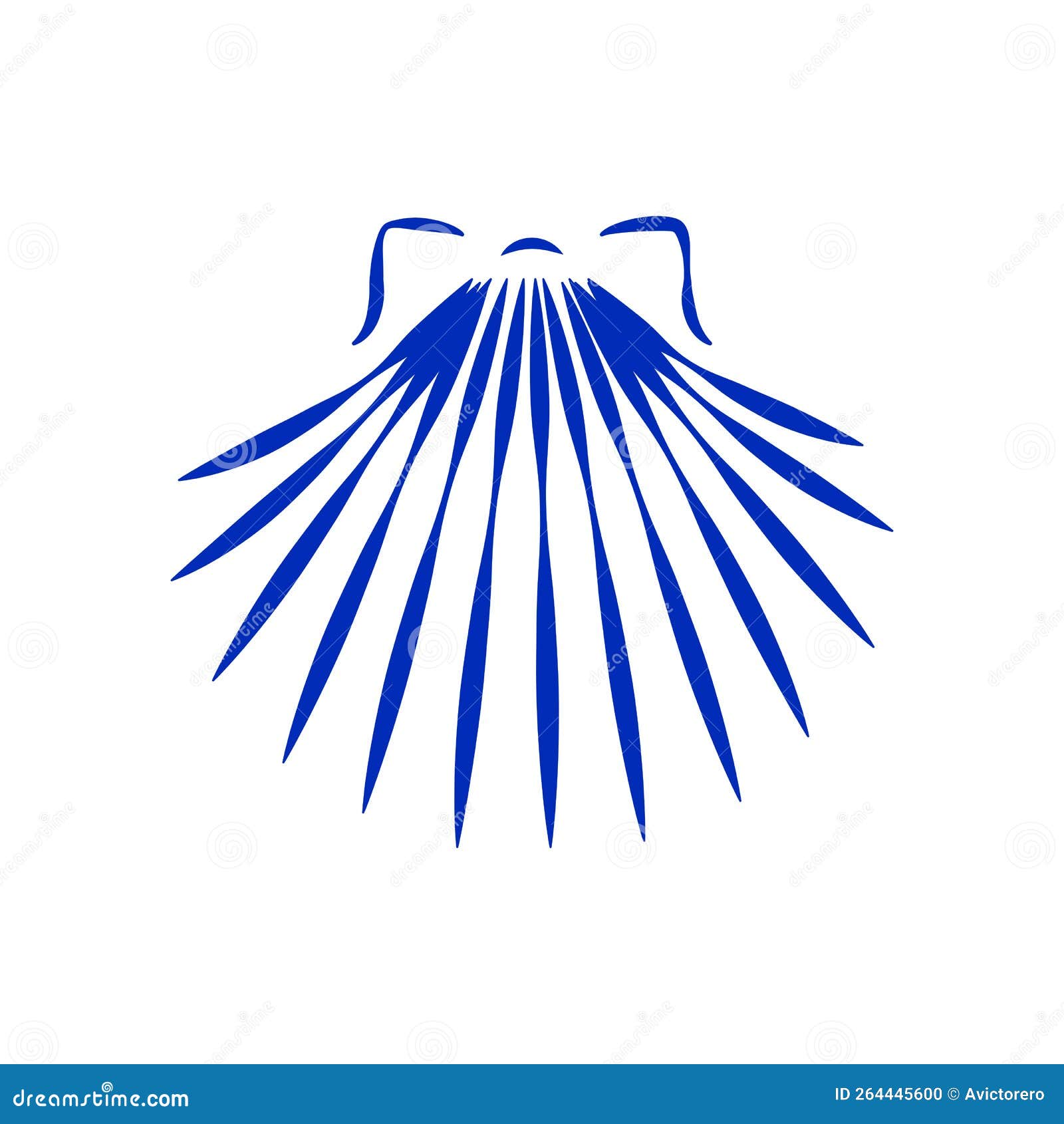 Modern Scallop Shell Logo Design Template Stock Vector - Illustration ...