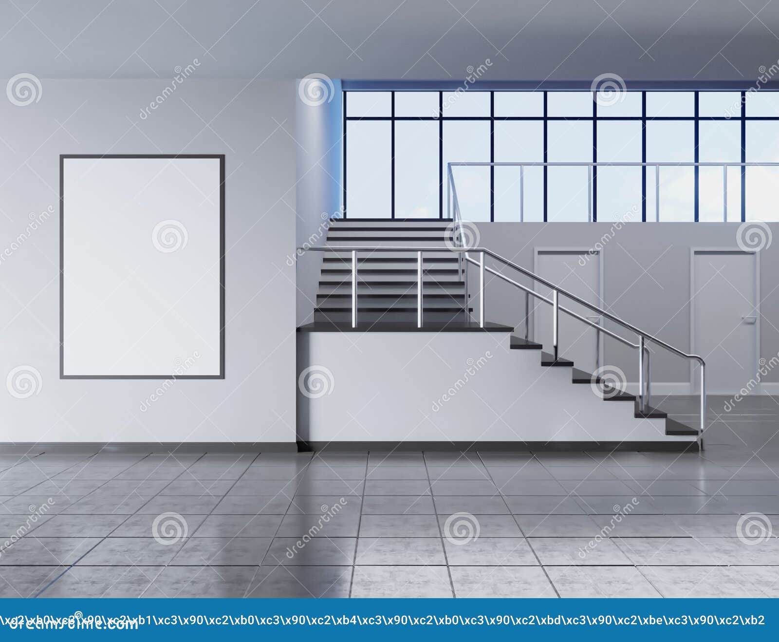 Modern School Corridor