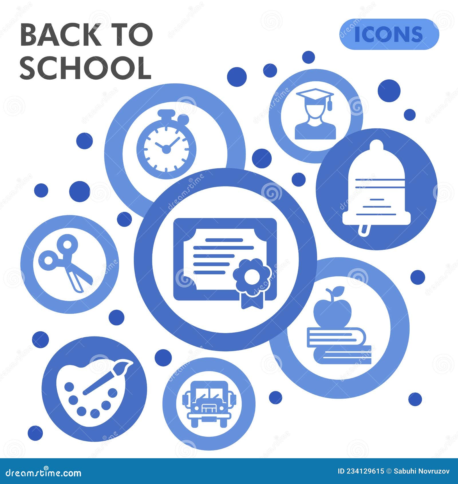 Modern School Infographic Design Template. Education Inphographic ...