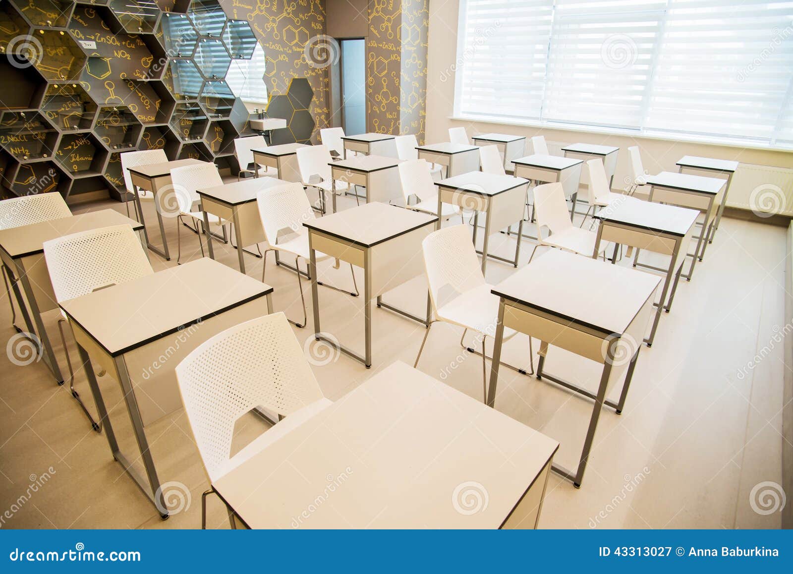 Modern school interior . stock image. Image of comfortable - 43313027
