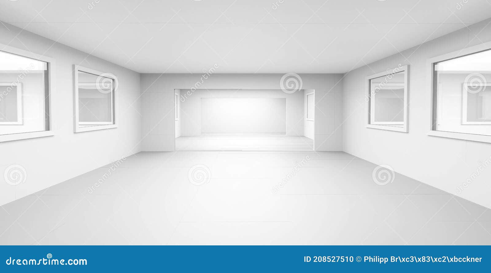 Modern Science Lab Factory Environment with Windows 3d Render ...