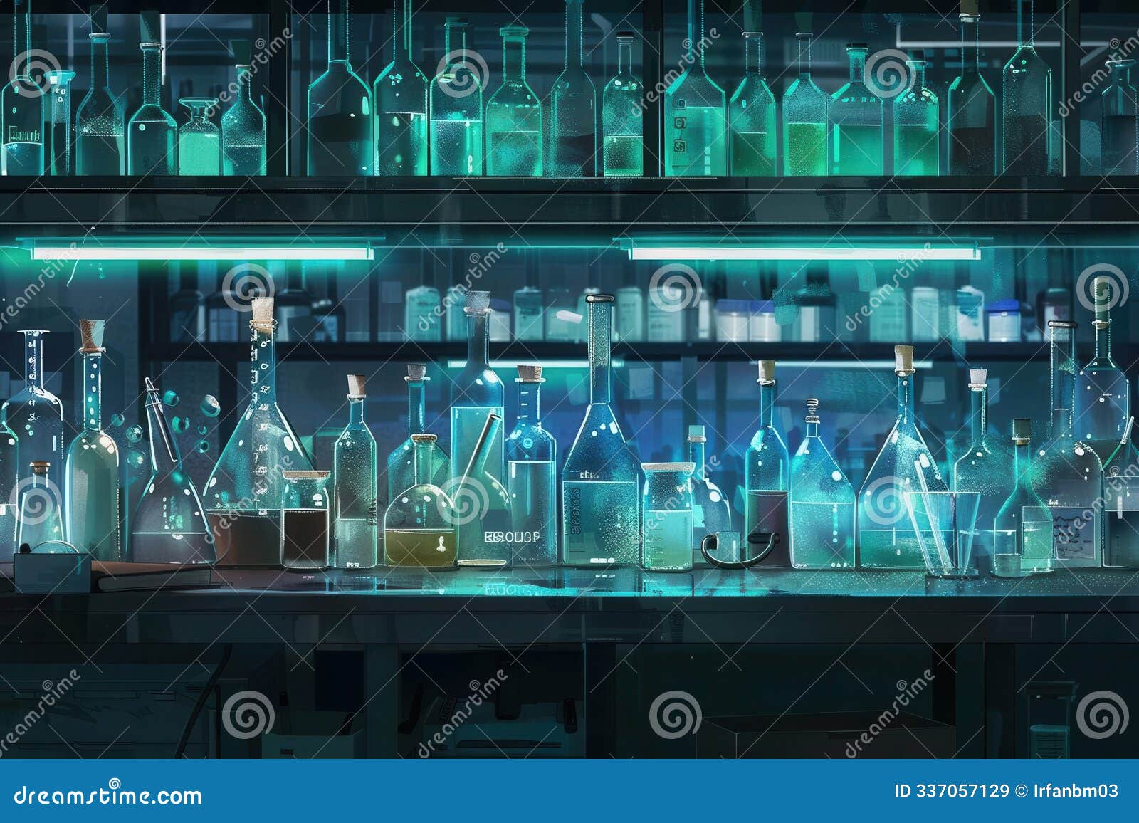 Modern Science Laboratory. Innovation and Discovery Concept Stock ...