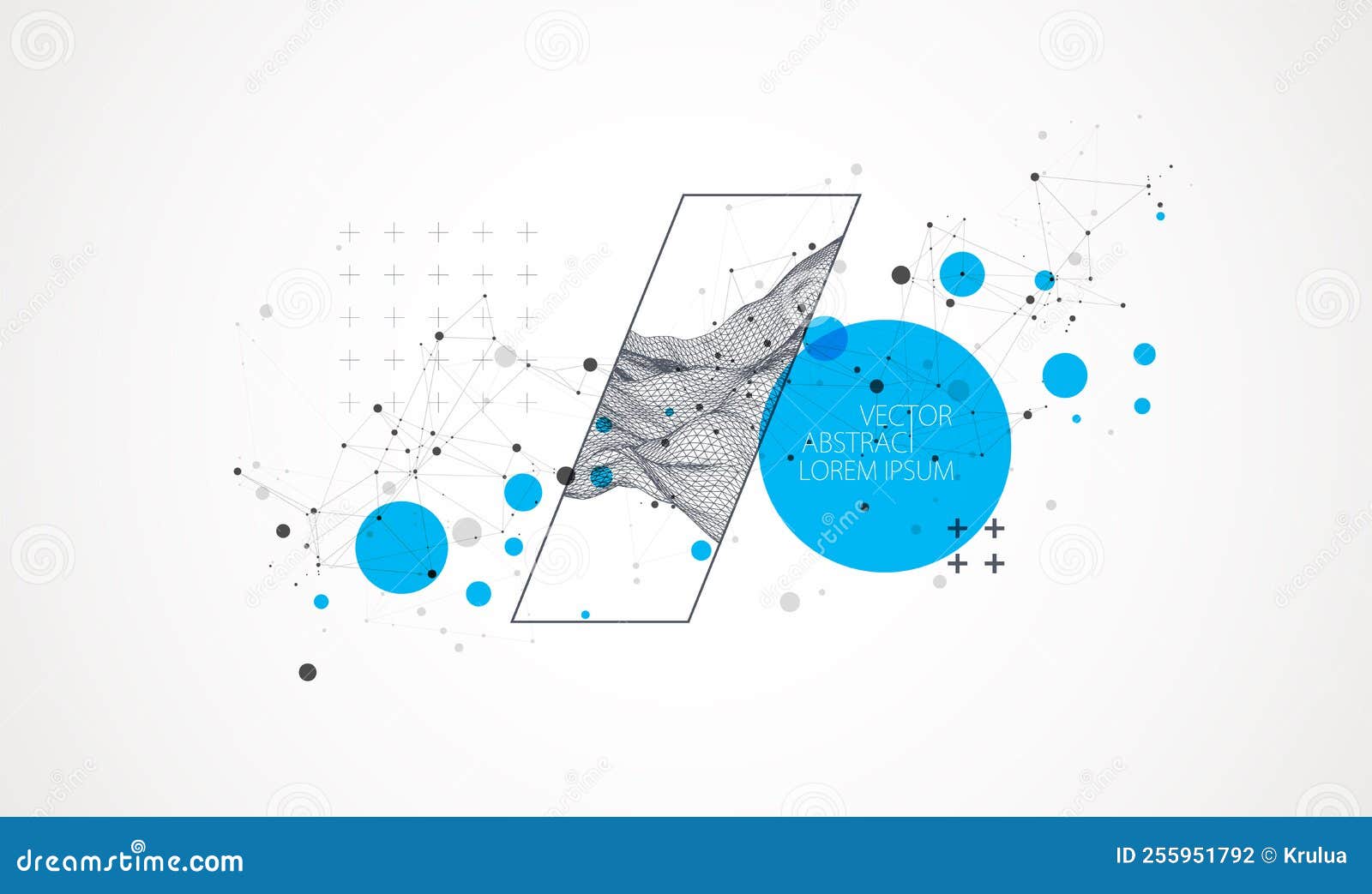 Modern Science or Technology Elements in Square. Trendy Abstract ...