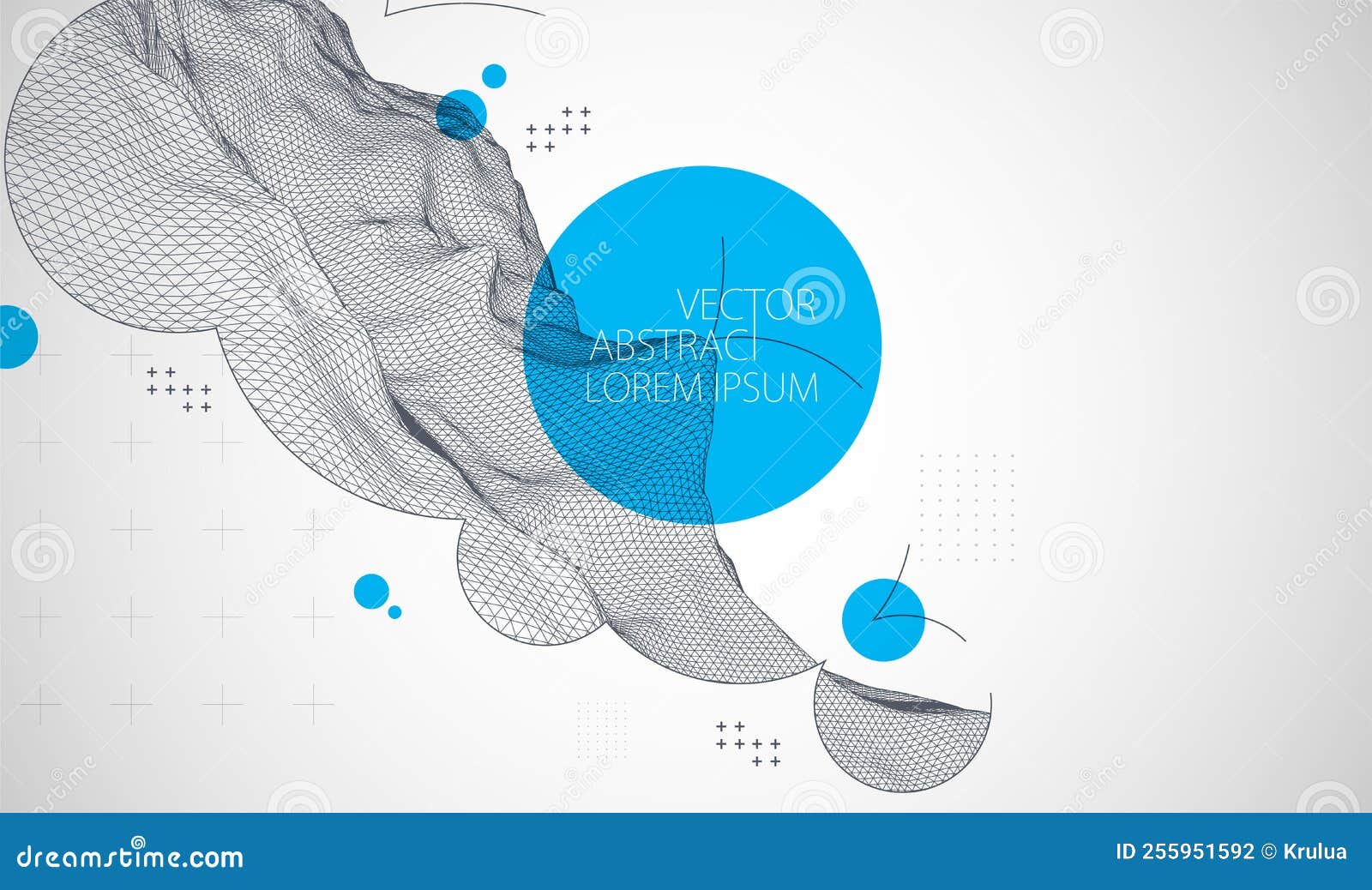 Modern Science or Technology Elements. Trendy Abstract Background ...